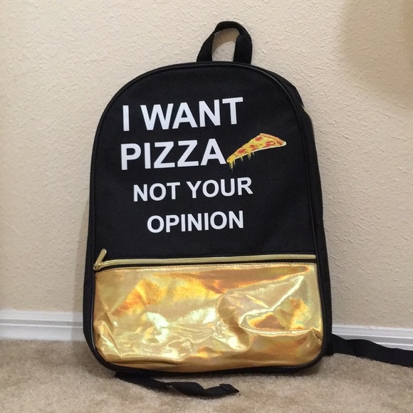 Bags | I Want Pizza Mini Backpack New With Tags | Poshmark